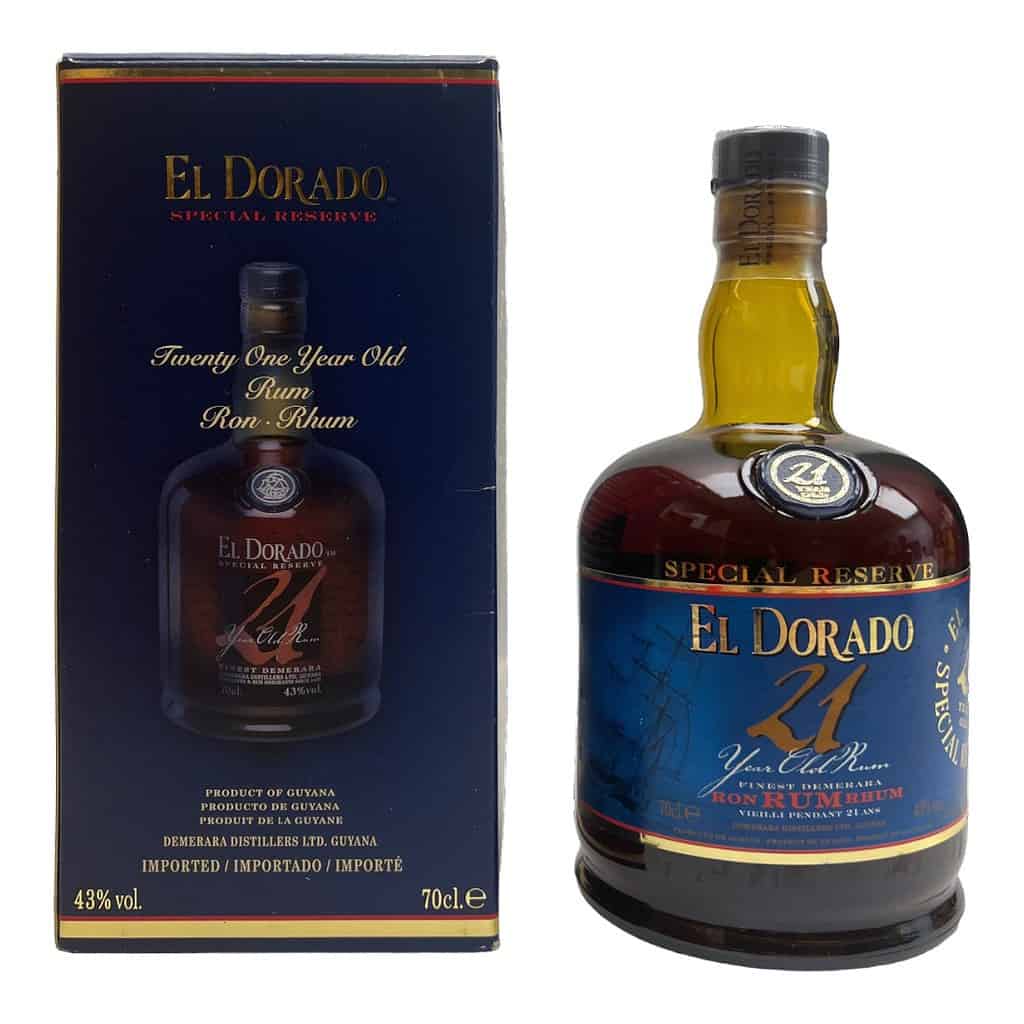 El Dorado 21 Years Old Packaging 70cl 40%Vol - Rum Stylez