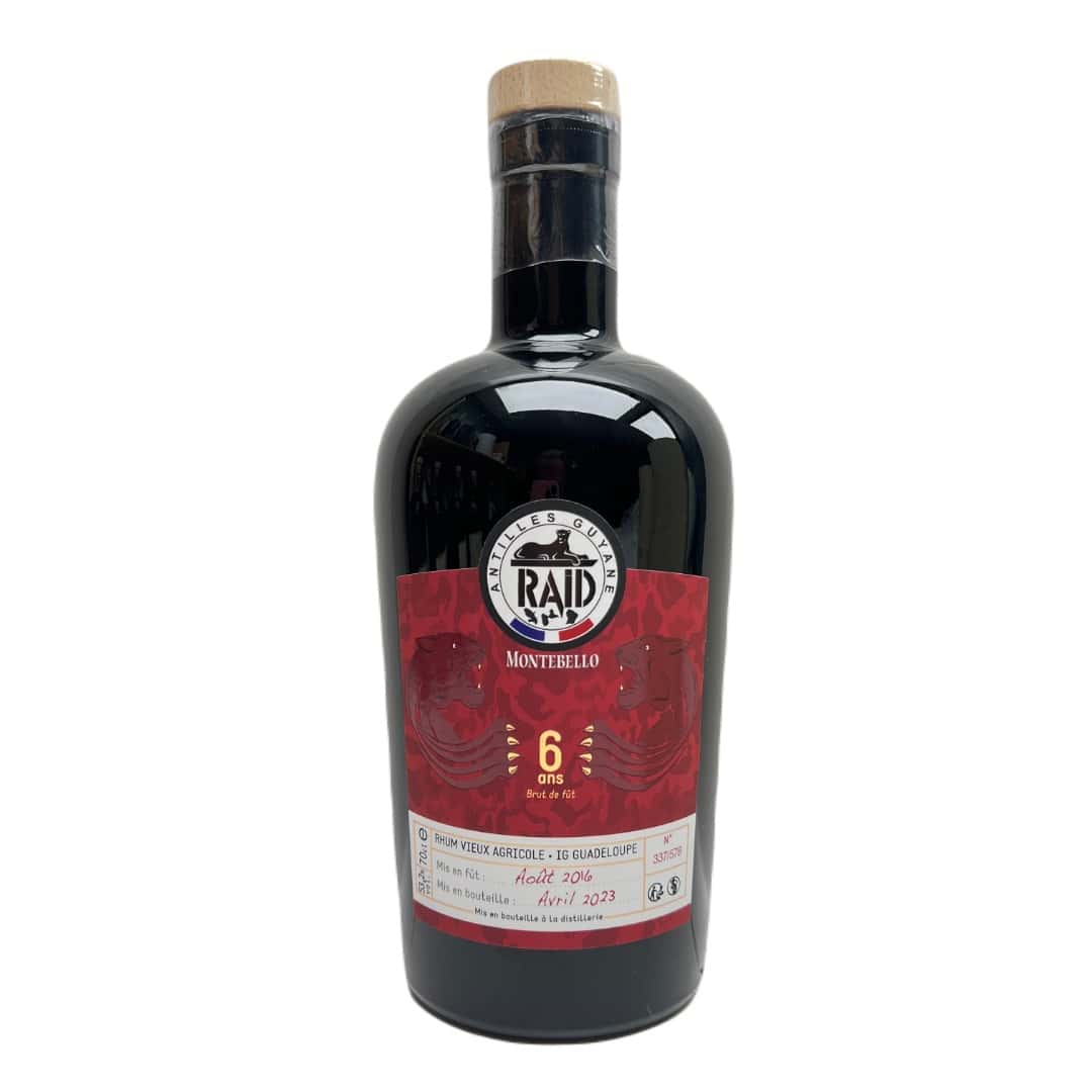 Montebello Raid 6 Ans Brut De Fut 50cl 53,2%Vol - Rum Stylez